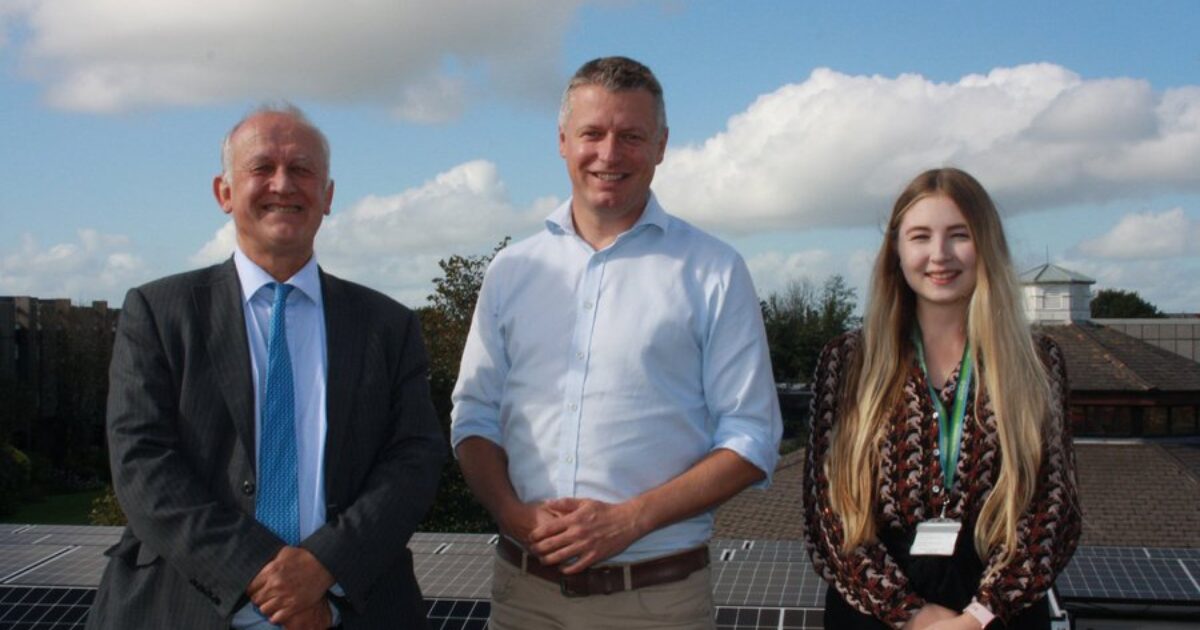 Luke sees Marjon’s green drive in action - Luke Pollard MP