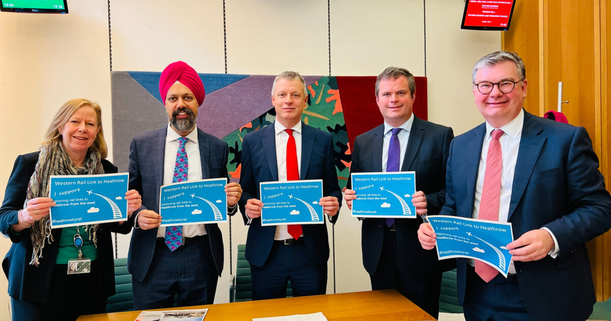 Luke supports proposal for new Western Rail Link to Heathrow - Luke ...