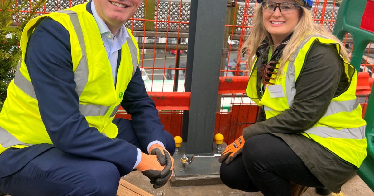 “Major milestone” as topping out ceremony celebrates progress on new ...